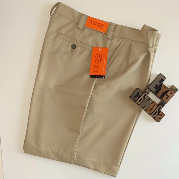 Izod | Shorts | Izod Xfg Xtreme Function Golf Bermuda Shorts In Khaki ...
